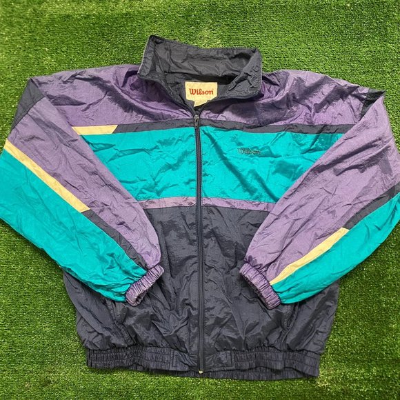 Wilson | Jackets & Coats | Vintage 9s Wilson Color Block Essential ...
